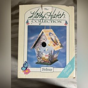 Accents | Kathy Hatch Collection Butterfly Cottage Birdhouse Hand ...